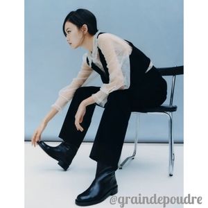 Zara | Tops | Zara Ivory Tulle Semi Sheer Polka Dot Blouse S | Poshmark